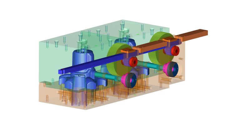 Two Cavity Hydraulic Unscrewing Mold - Basilius Inc.